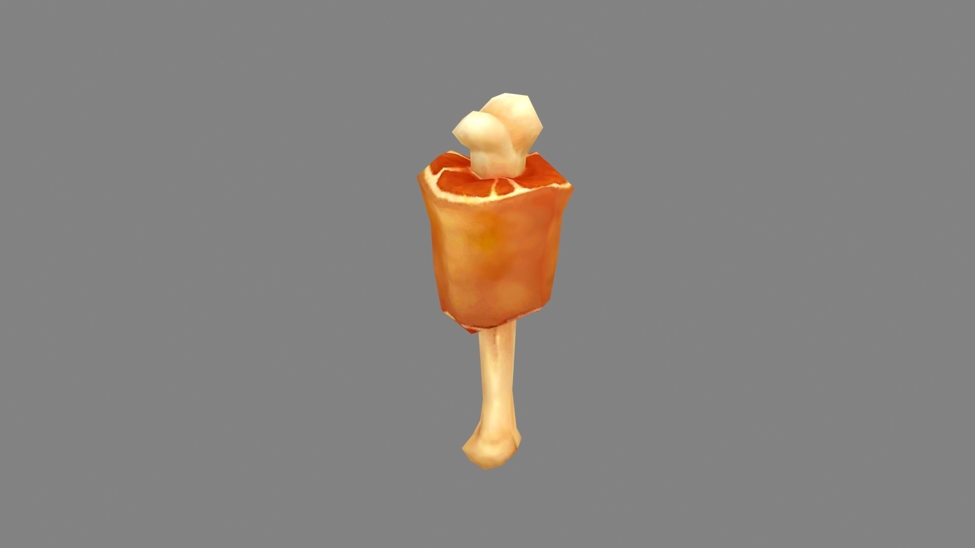 3D model Cartoon Meat Stick - Thigh Bone VR / AR / low-poly | CGTrader
