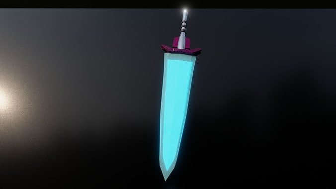 sword 3d model with light free 3D model | CGTrader