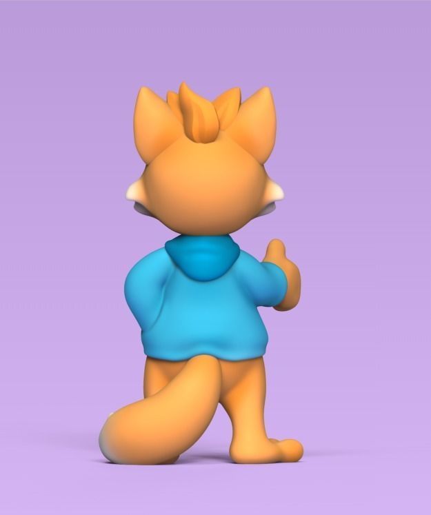 Cute Furry 3D model 3D printable | CGTrader