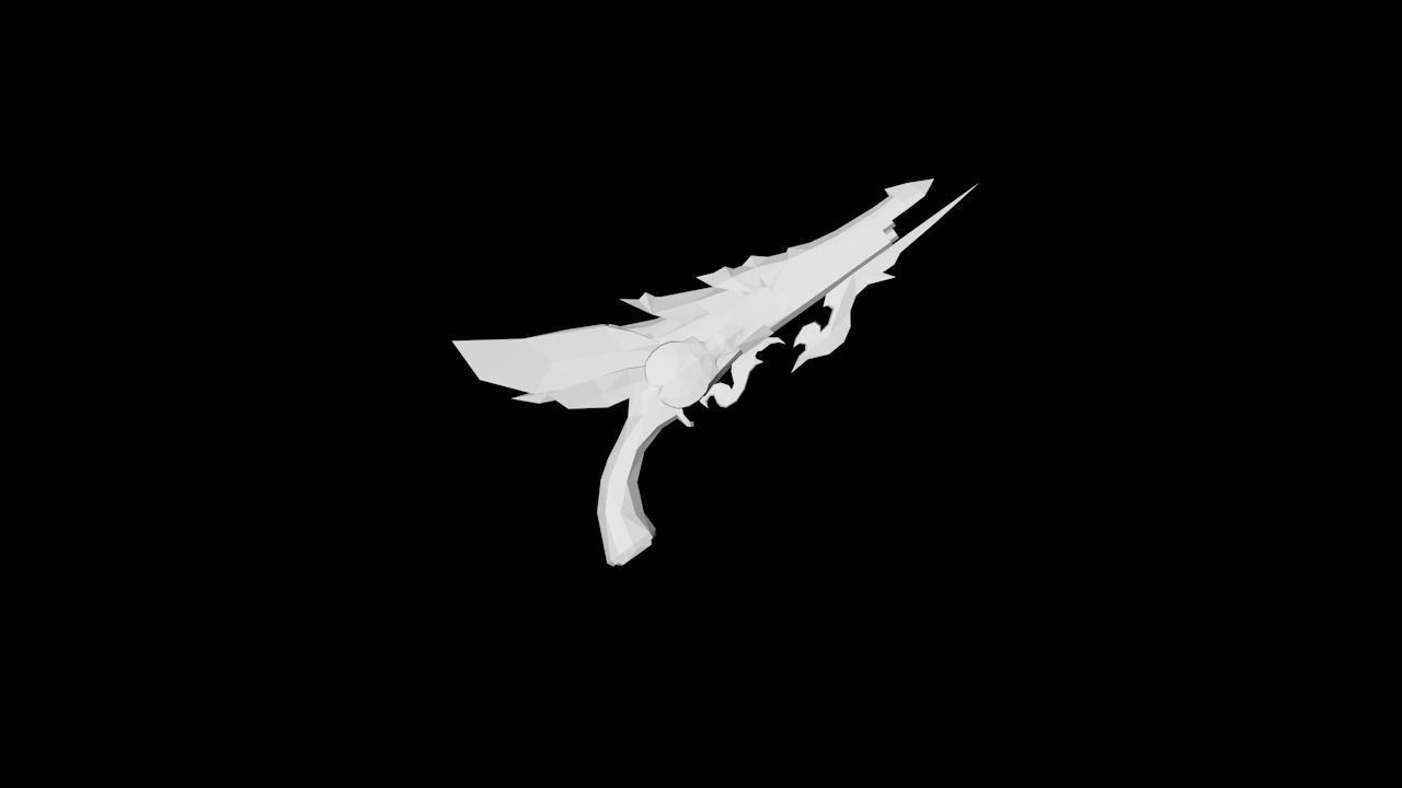 3D model Angel Gun VR / AR / low-poly | CGTrader