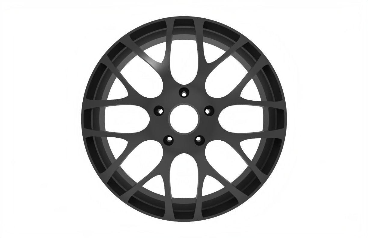 wheel rim model 3D model 3D printable | CGTrader