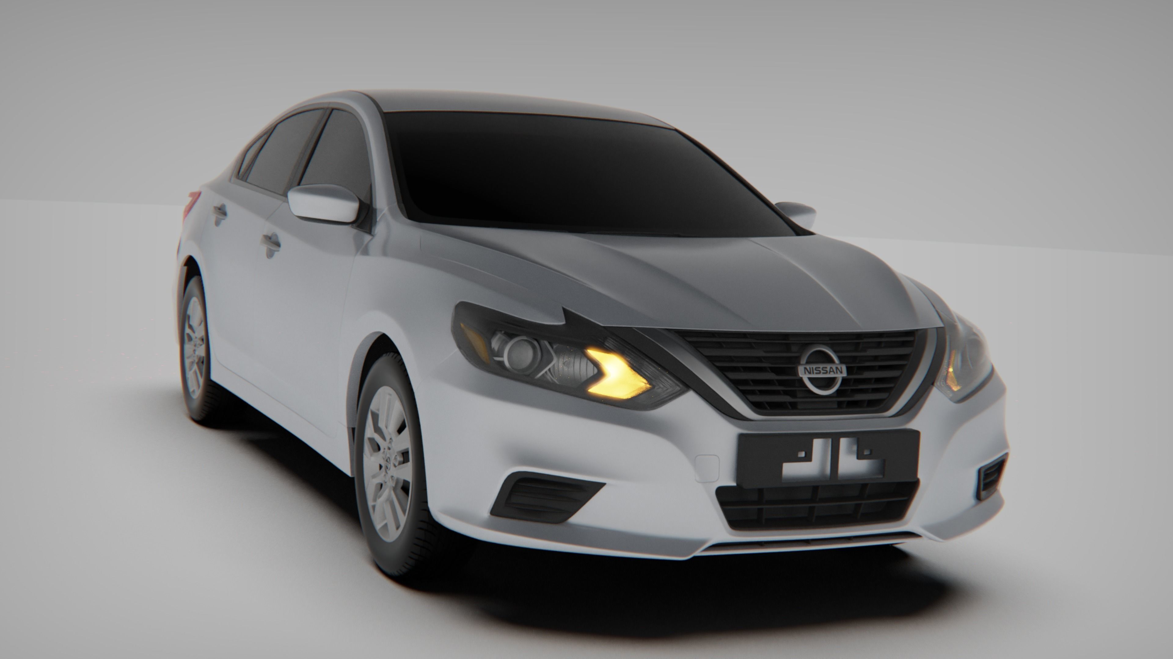 Nissan Altima 2016 SL2 5 HQ detailed exterior 3D model | CGTrader