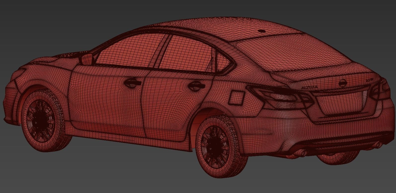 Nissan Altima 2016 SL2 5 HQ detailed exterior 3D model | CGTrader