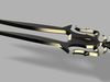 BIDENT-SPEAR sword 3D model 3D printable | CGTrader