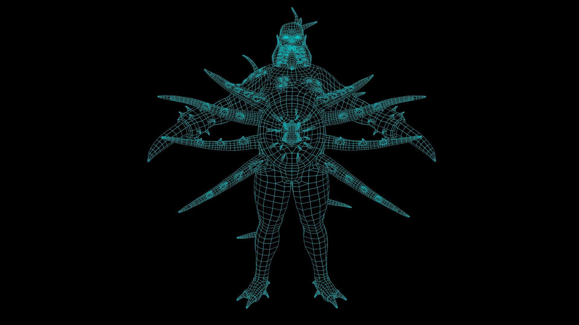 3D model Abyss Monster VR / AR / low-poly | CGTrader