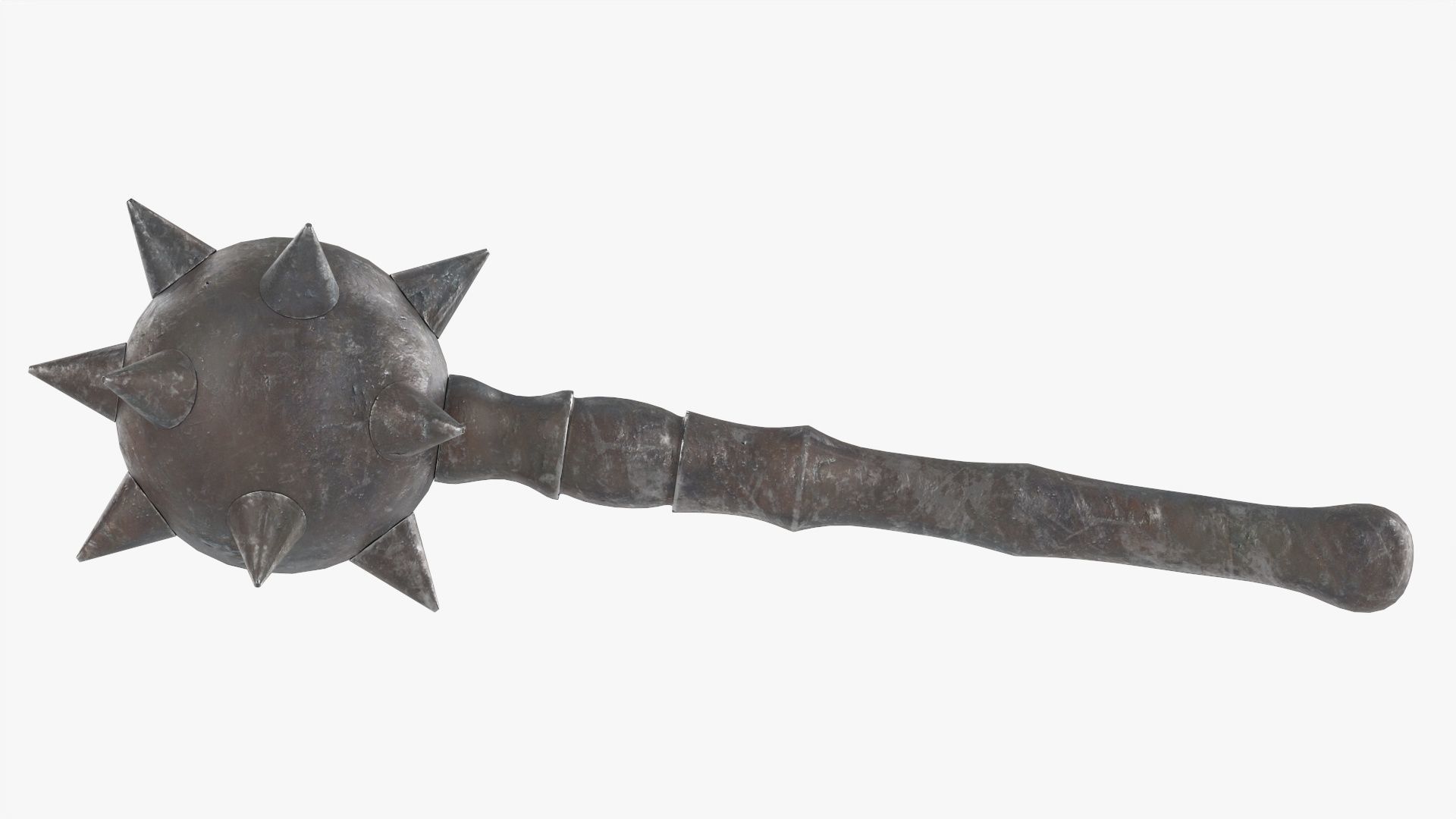 Spiked ball mace medieval 3D model | CGTrader