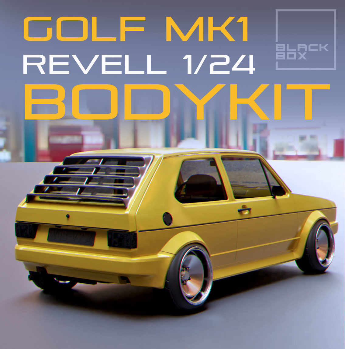 GOLF 1 CLP BODYKIT FOR REVELL 1-24 3D model 3D printable | CGTrader