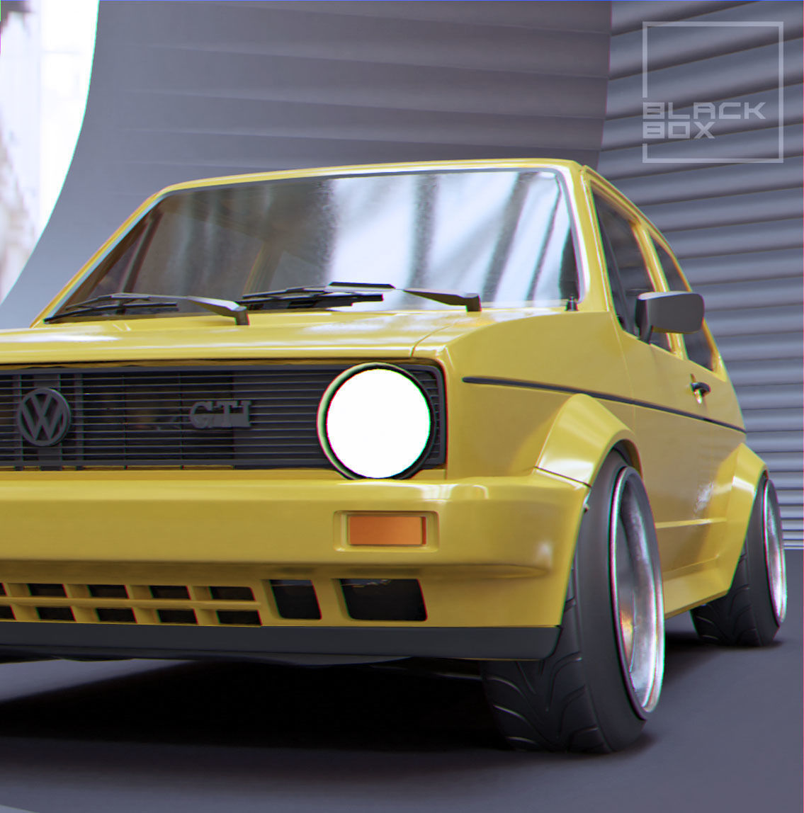 GOLF 1 CLP BODYKIT FOR REVELL 1-24 3D model 3D printable | CGTrader