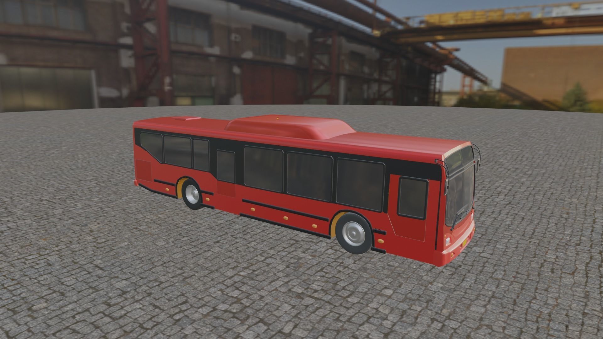 DTC Bus free 3D model | CGTrader