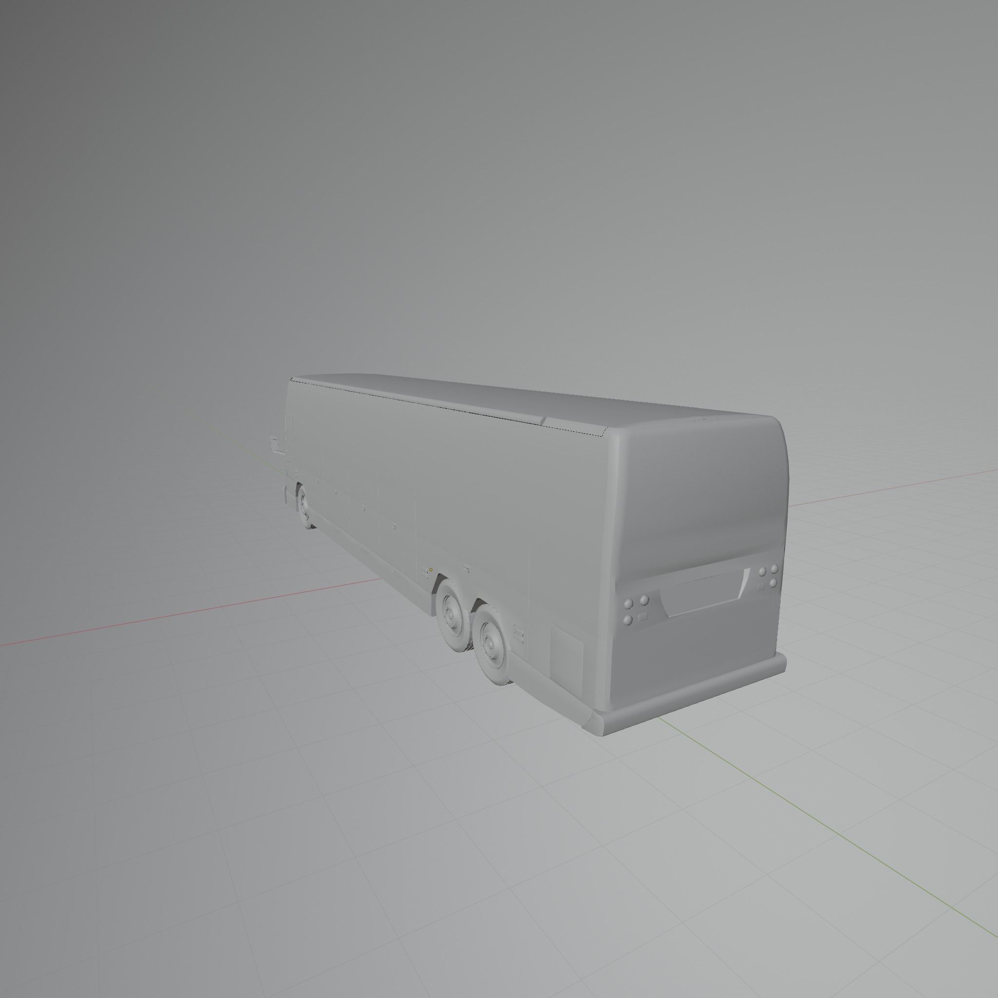 Red Coach Bus 3D model | CGTrader