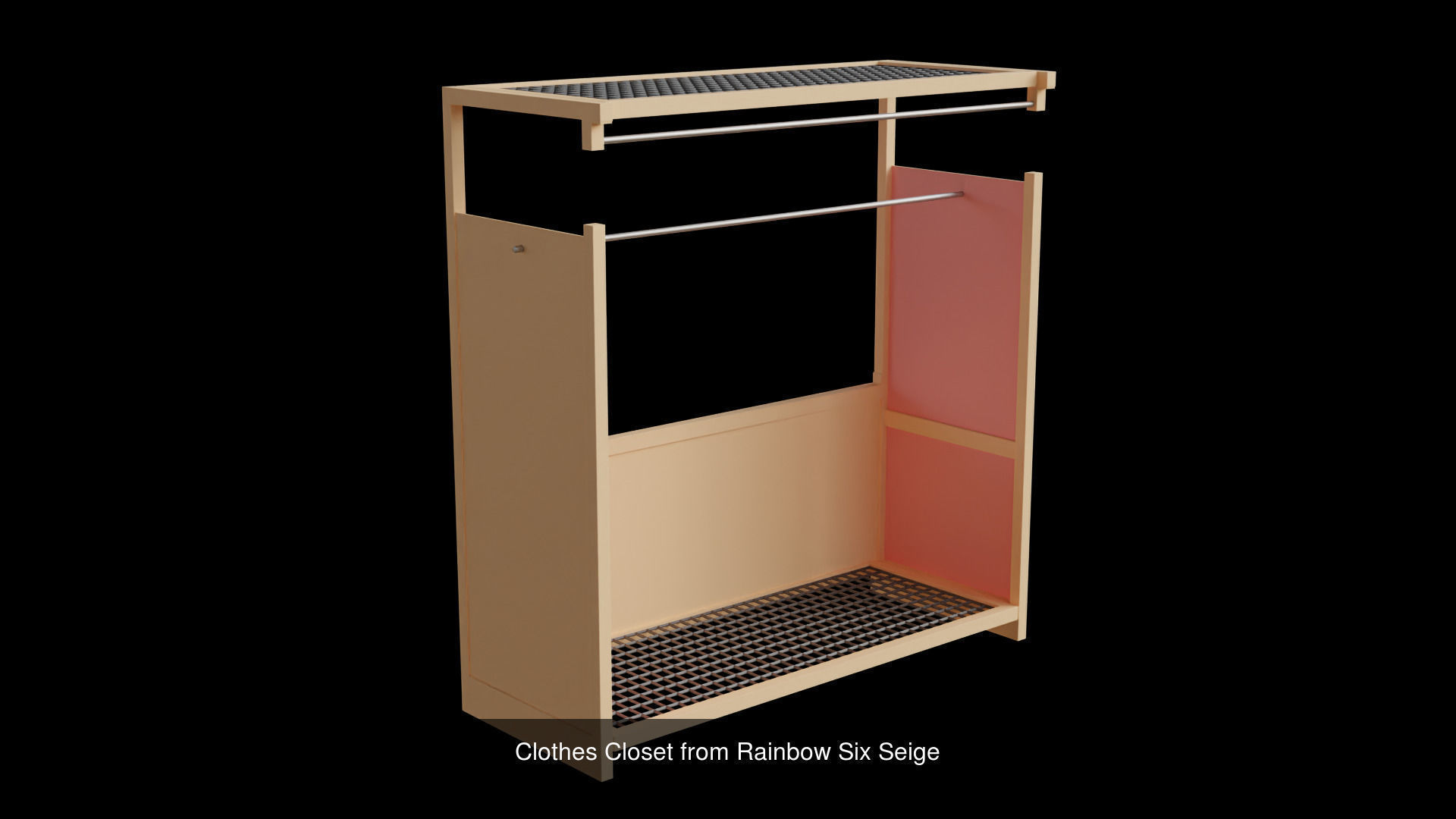 3D Model Collection Rainbow Six Siege Pink room Furniture set VR / AR ...