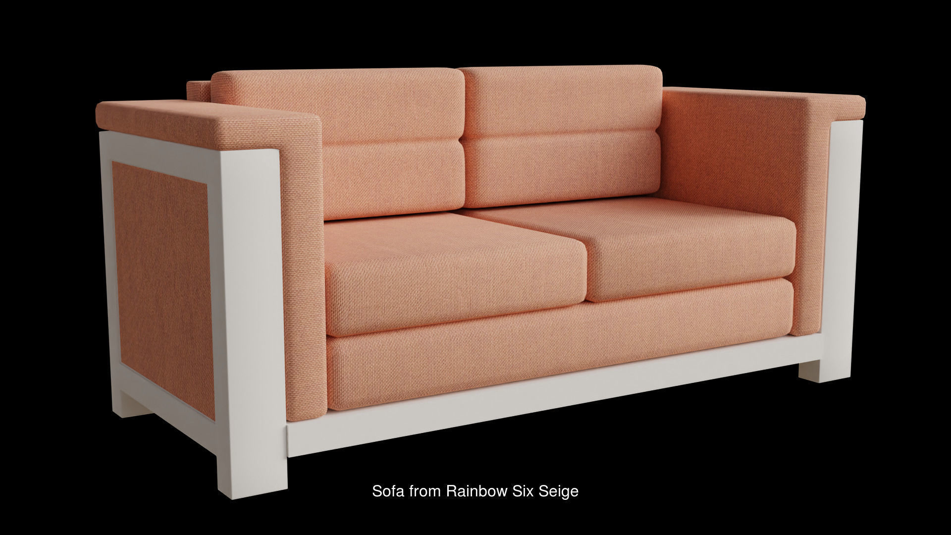 3D Model Collection Rainbow Six Siege Pink room Furniture set VR / AR ...