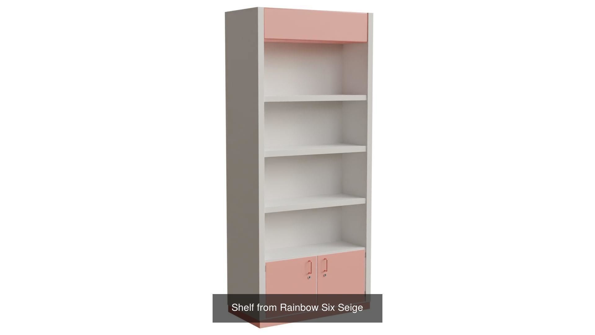 3D Model Collection Rainbow Six Siege Pink room Furniture set VR / AR ...