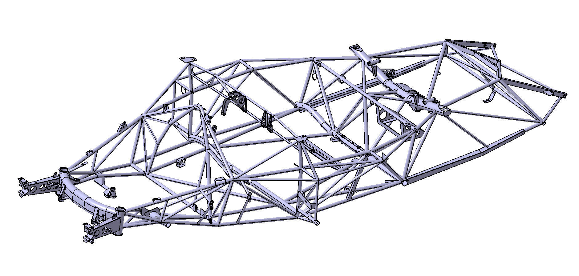 300SL w198 GULLWING TUBULAR FRAME 3D model 3D printable | CGTrader