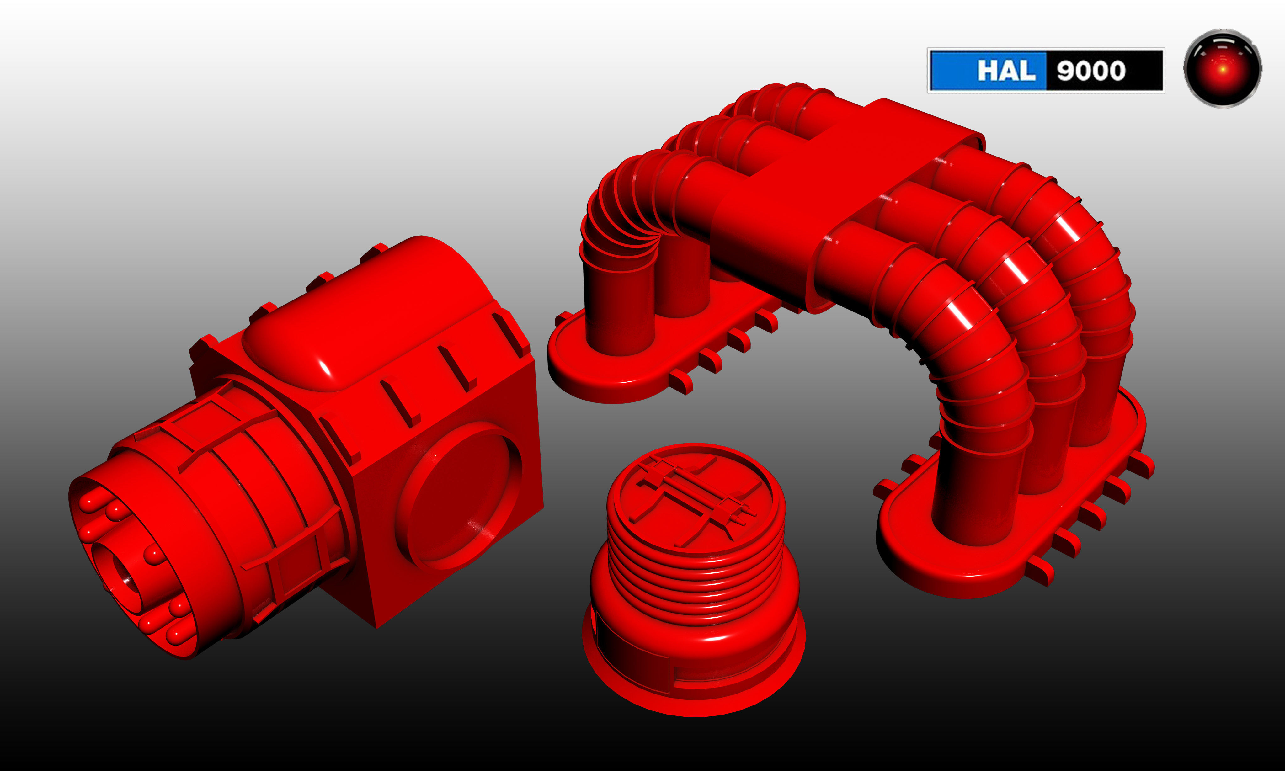 Spacecraft kitbash 3A 50 elements 3D model | CGTrader