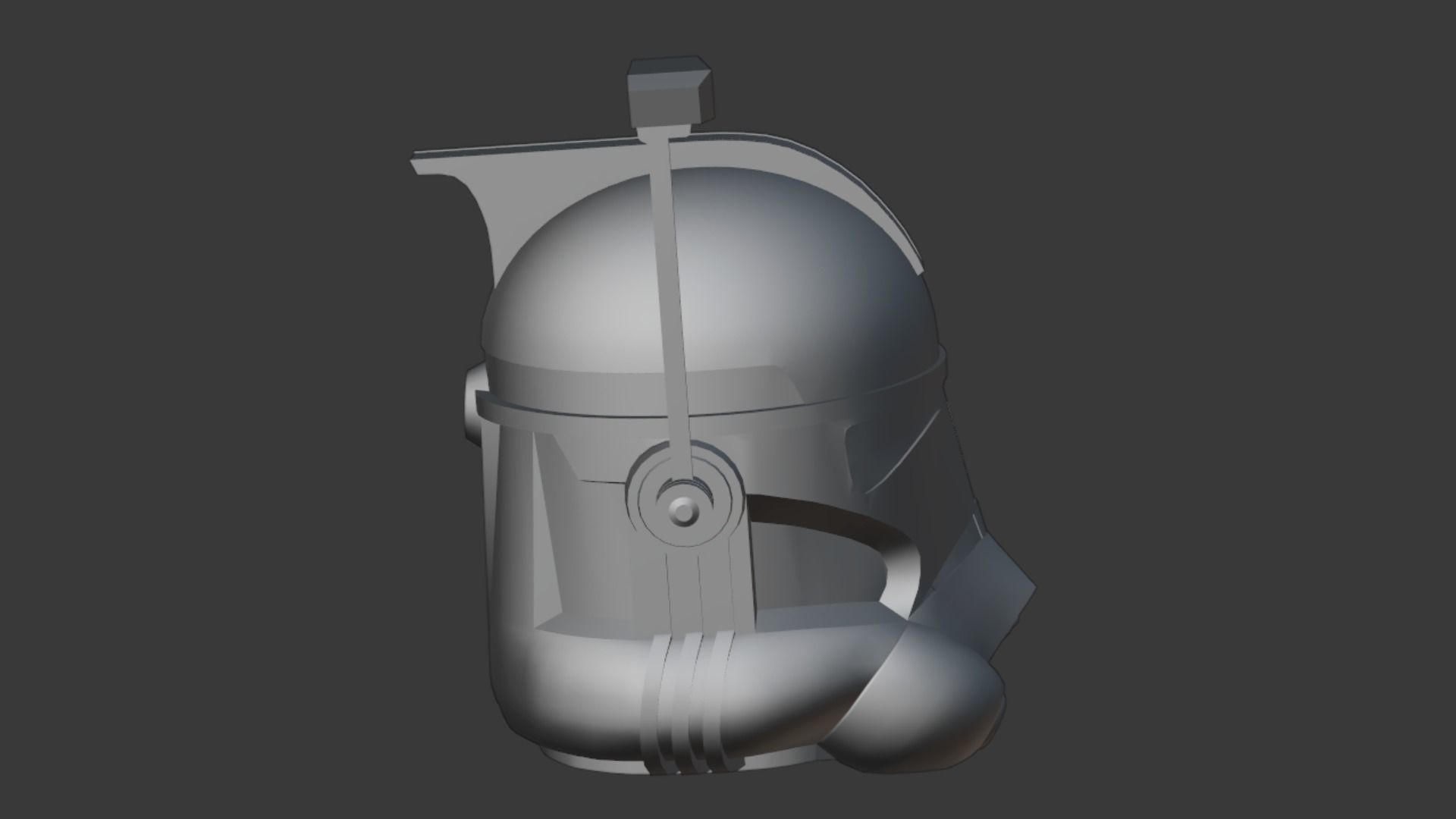 3D model Star Wars ARC Trooper Fives Helmet VR / AR / low-poly rigged ...
