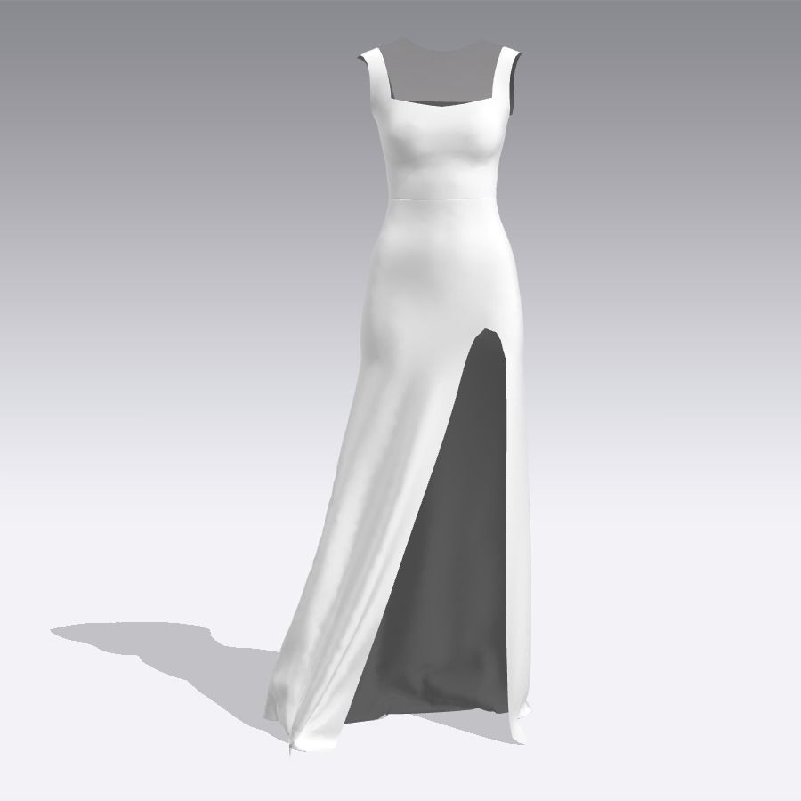 DRESS DRESS on mannequin 3D model | CGTrader
