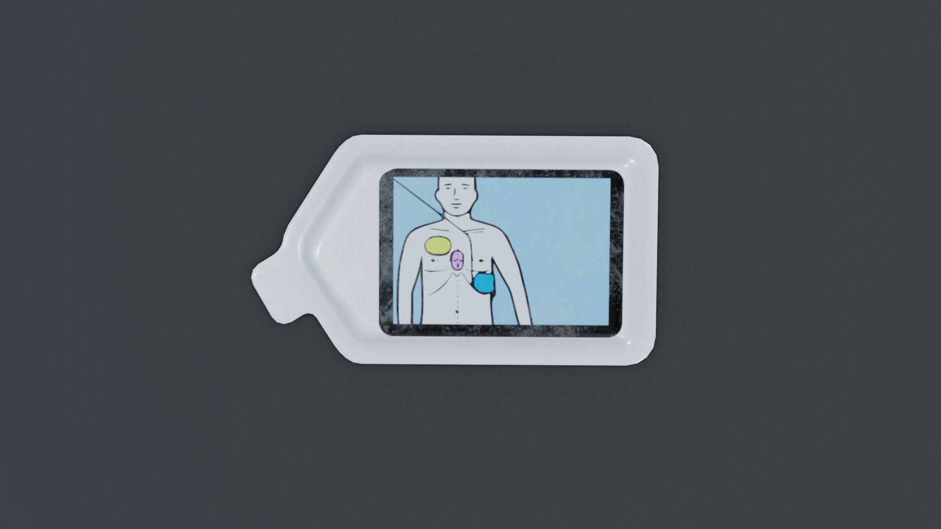 3D model AED Defibrillator VR / AR / low-poly | CGTrader