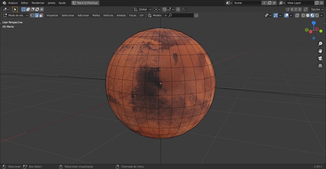 3D model Planet Mars 8k textures and atmosphere VR / AR / low-poly ...