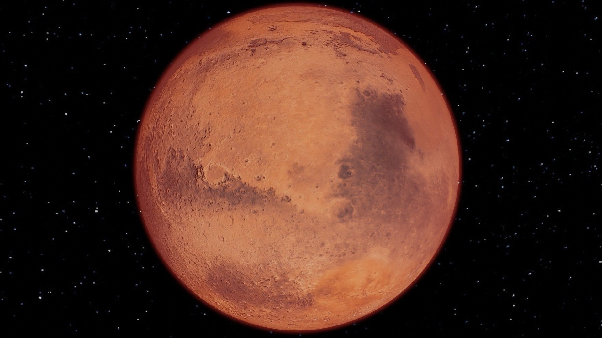 3D model Planet Mars 8k textures and atmosphere VR / AR / low-poly ...