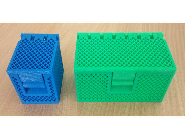 GitterBox plastic storage box 3D model | CGTrader