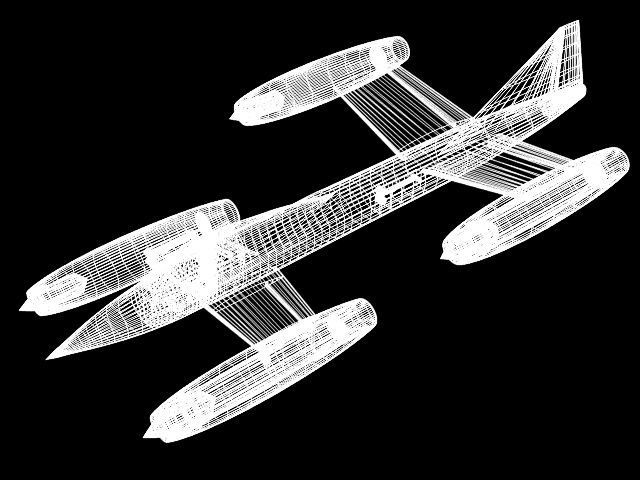 avro canada ts-140 3D model | CGTrader