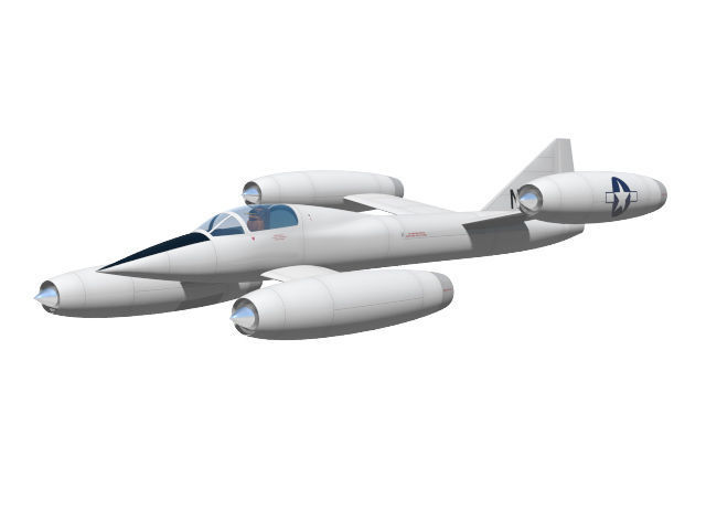 avro canada ts-140 3D model | CGTrader