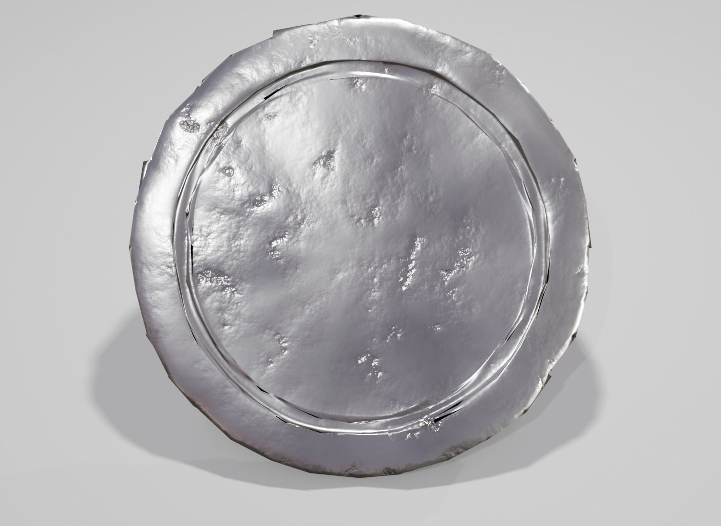 3D model Ancient - old silver coin 3d model VR / AR / low-poly | CGTrader