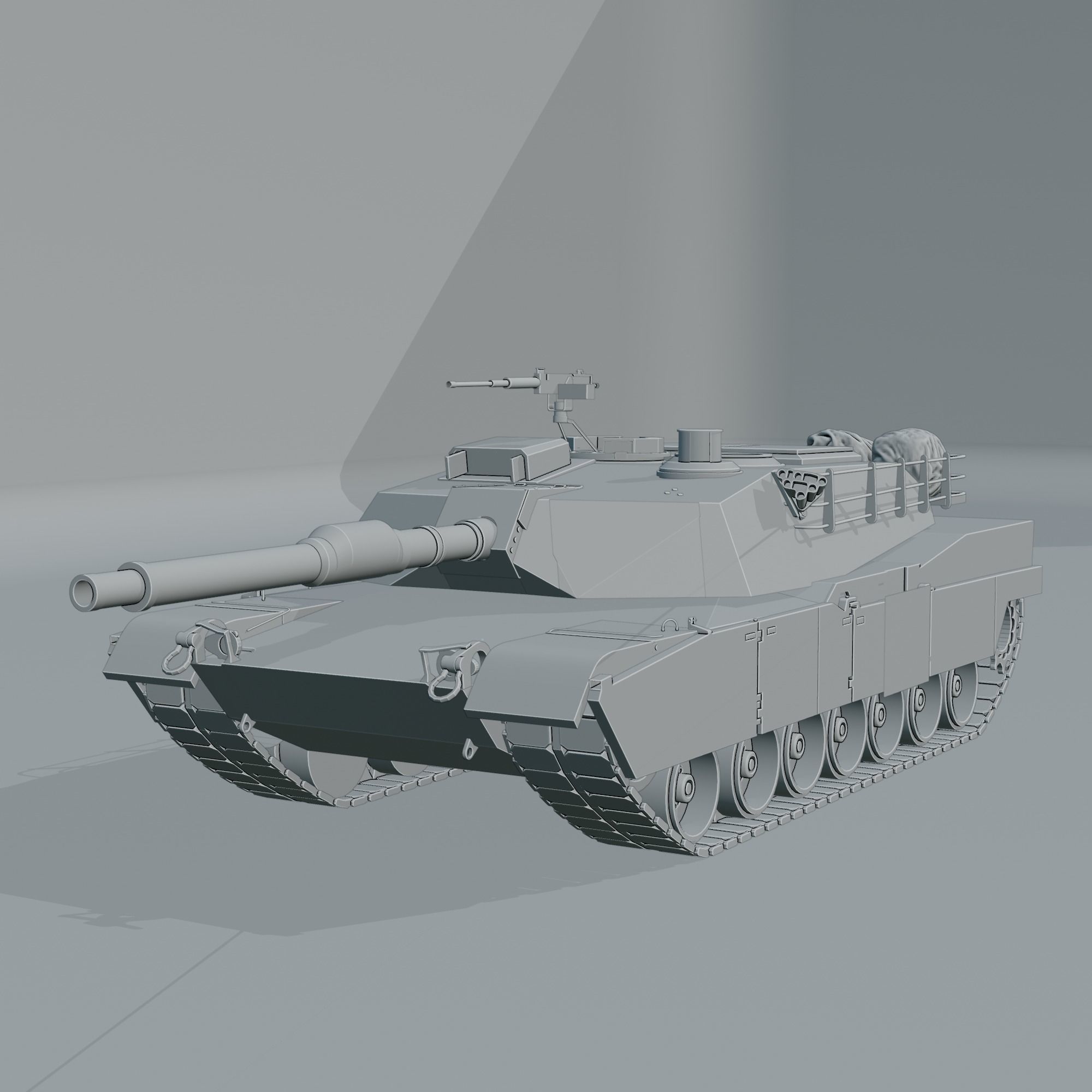Abrams tank free 3D model | CGTrader