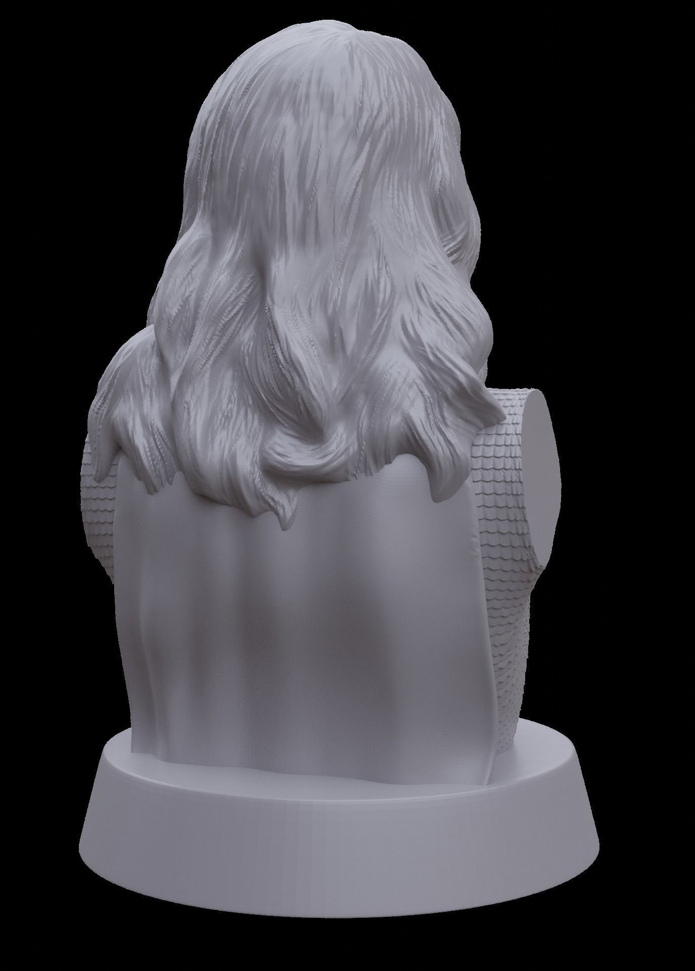 Supergirl Bust 3D model 3D printable | CGTrader