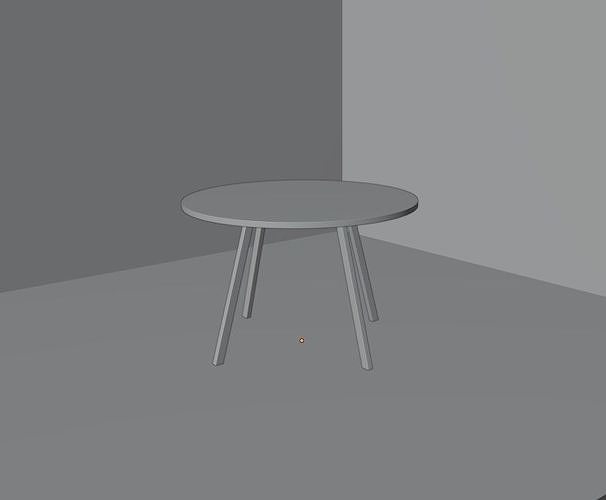 3D model Basic Round Table VR / AR / low-poly | CGTrader