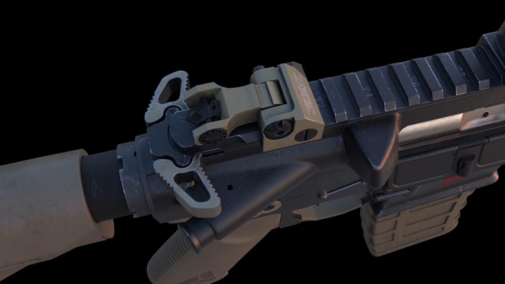 Tactical Rifle 3D model | CGTrader