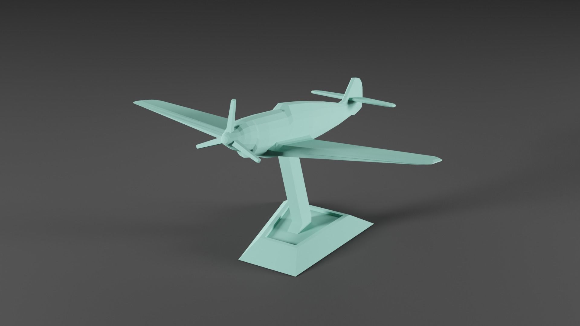 BF 109 Plane free 3D model 3D printable | CGTrader