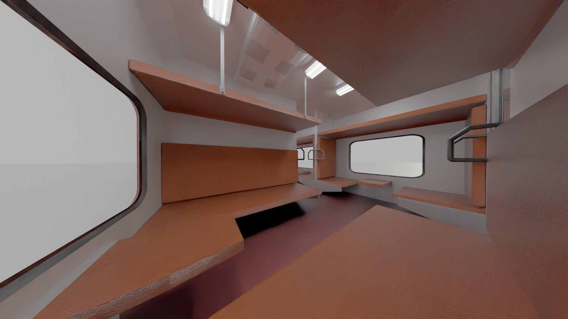 Indian Railway AC 3-Tier LHB Coach 3D model | CGTrader