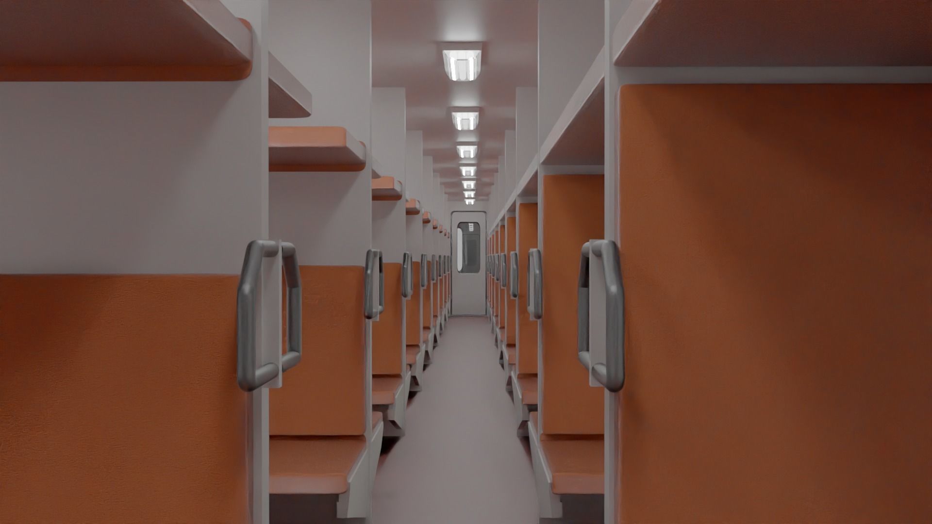 Indian Railway AC 3-Tier LHB Coach 3D model | CGTrader