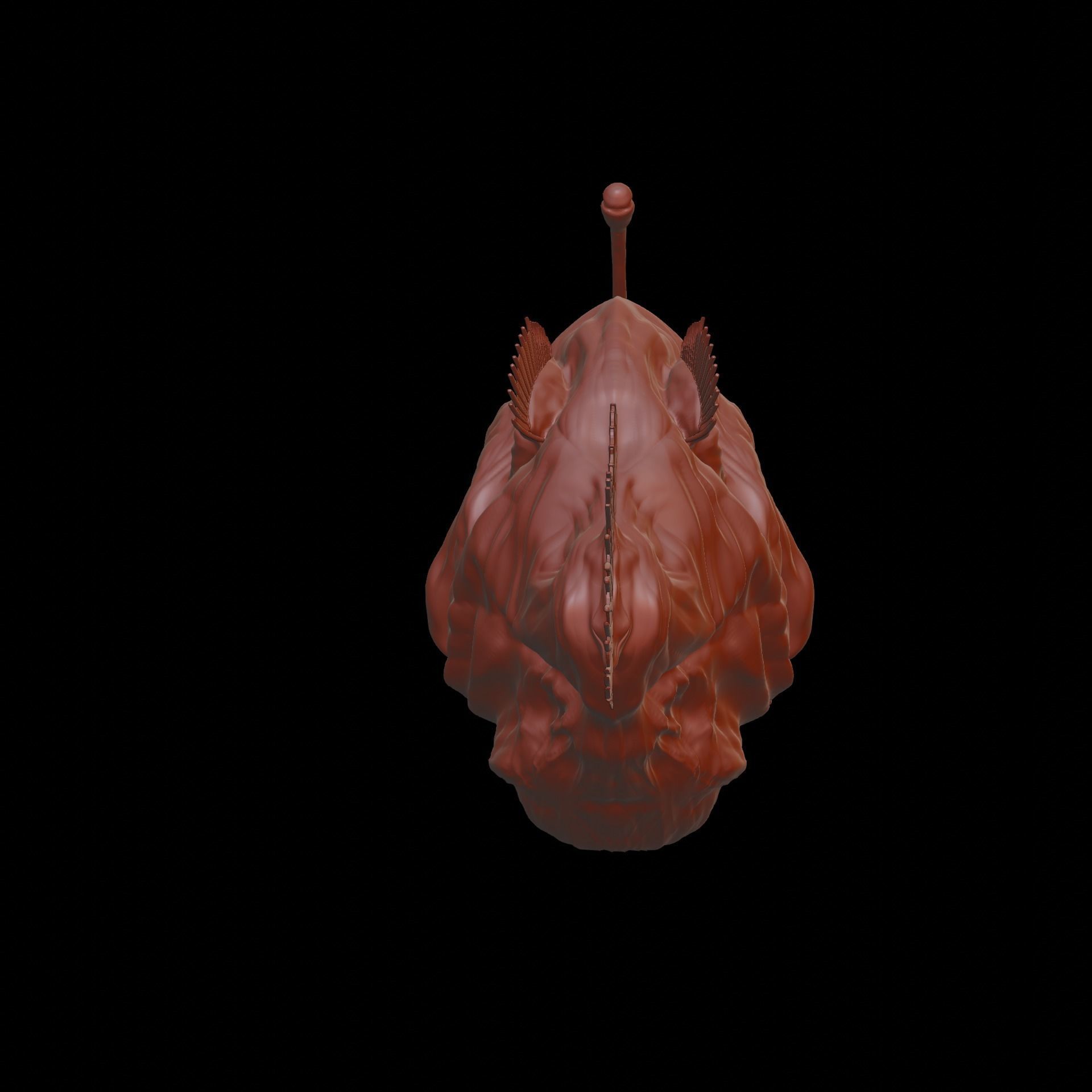 Angler Fish - 3D Sculpted Miniature free 3D model 3D printable | CGTrader