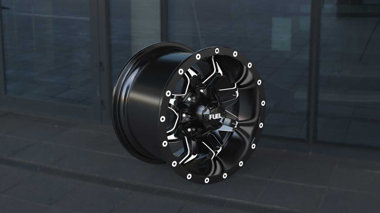 Fuel Lethal wheel rim model 3D model 3D printable | CGTrader