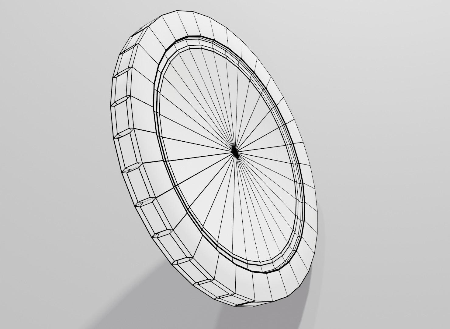 3D model Realistic silver coin - simple silver coin 3d model VR / AR ...