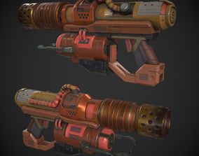 Low-poly Flamethrower 3D Models | CGTrader