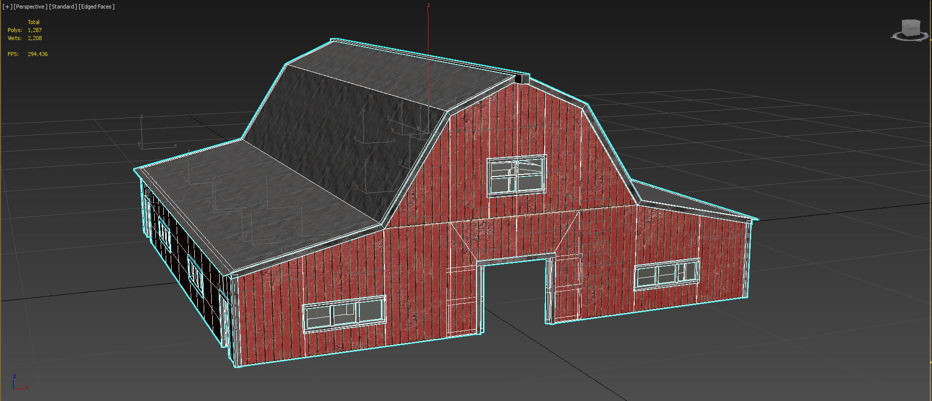 3D model Farming Barn for Unity VR / AR / low-poly | CGTrader