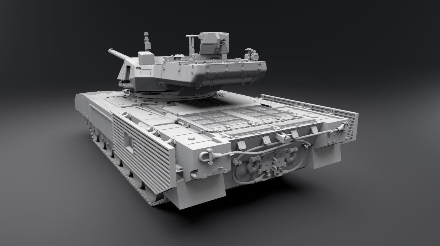 T14 Armata Scale model 3D model 3D printable | CGTrader
