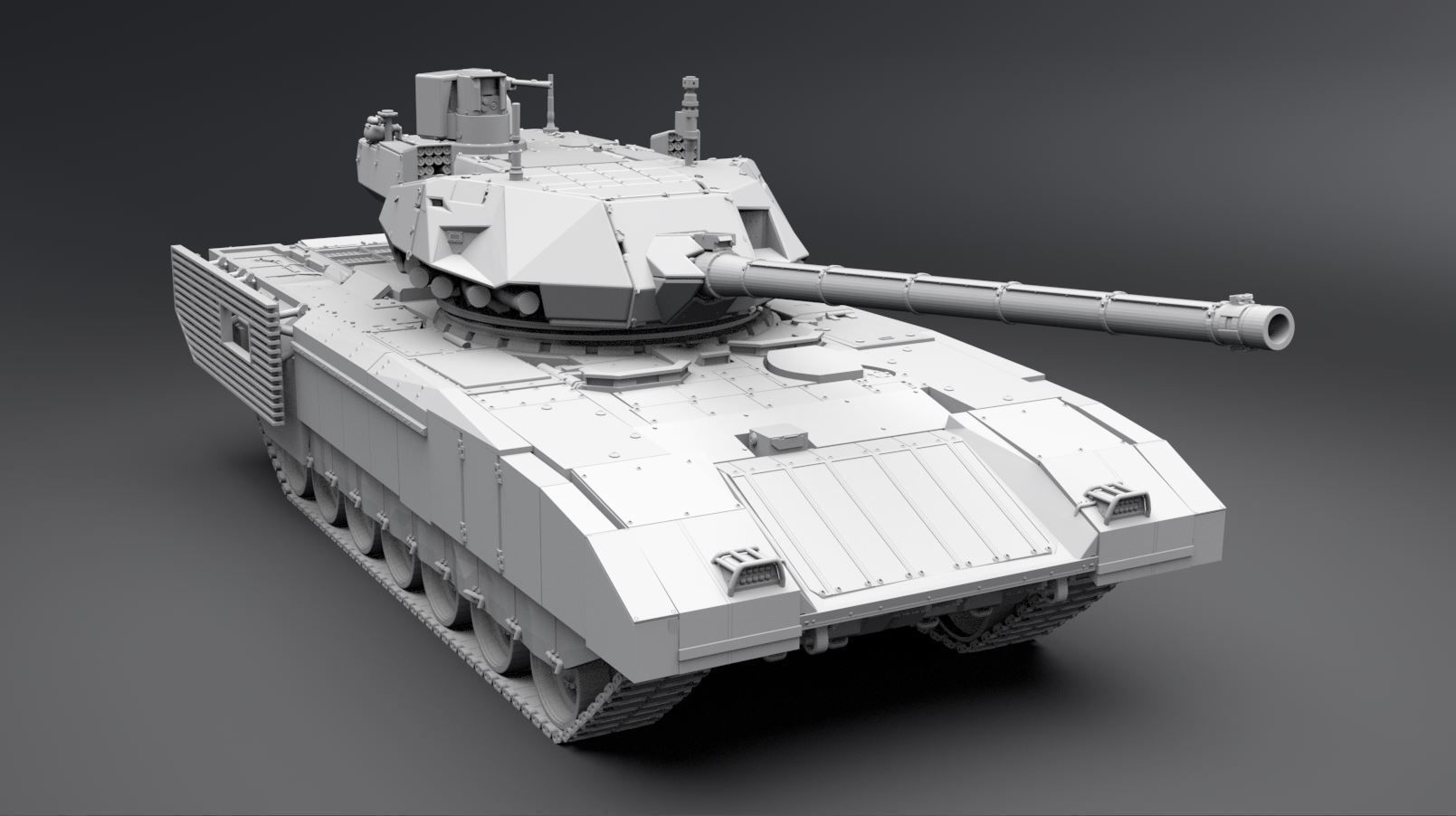 T14 Armata Scale model 3D model 3D printable | CGTrader