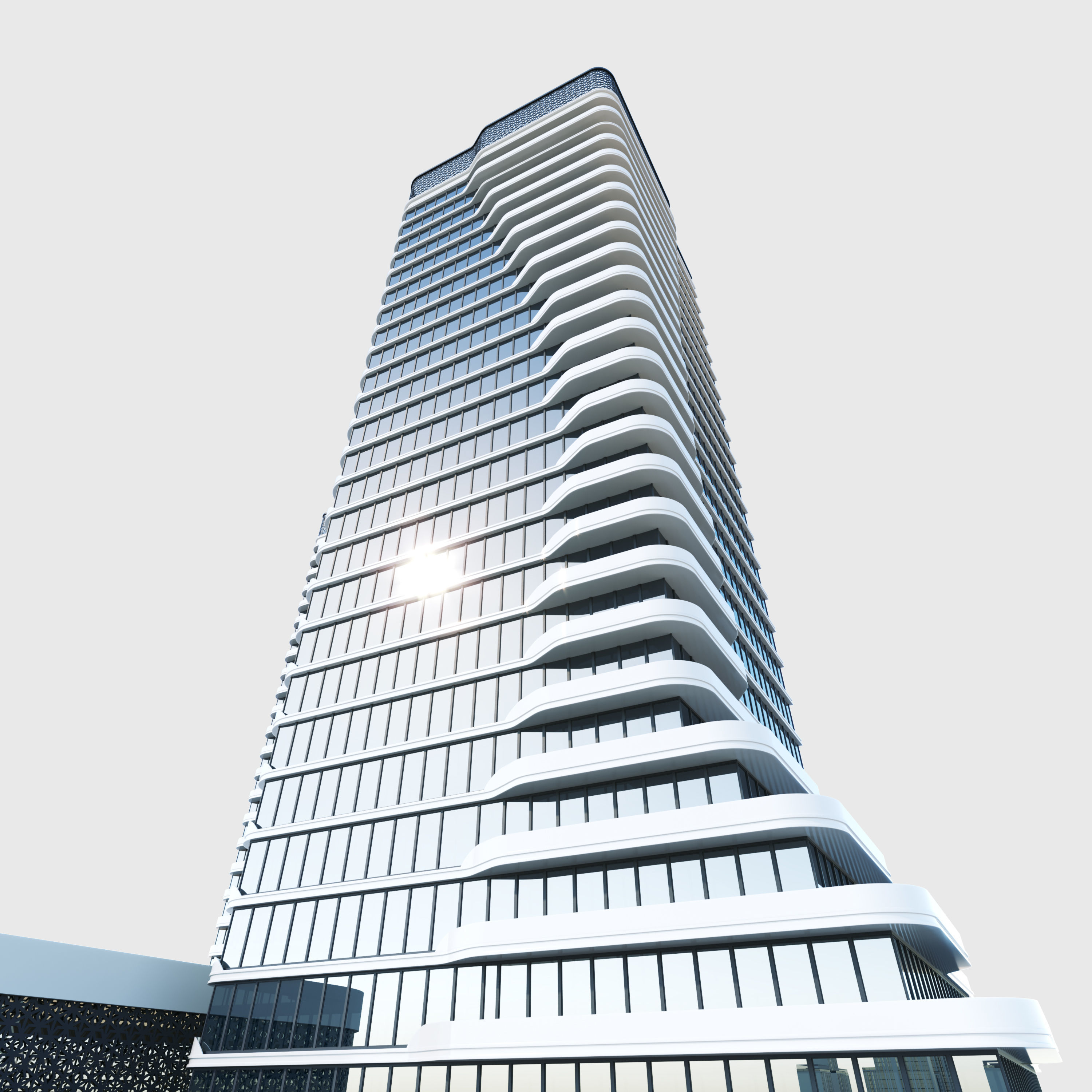 Business center 3D model | CGTrader