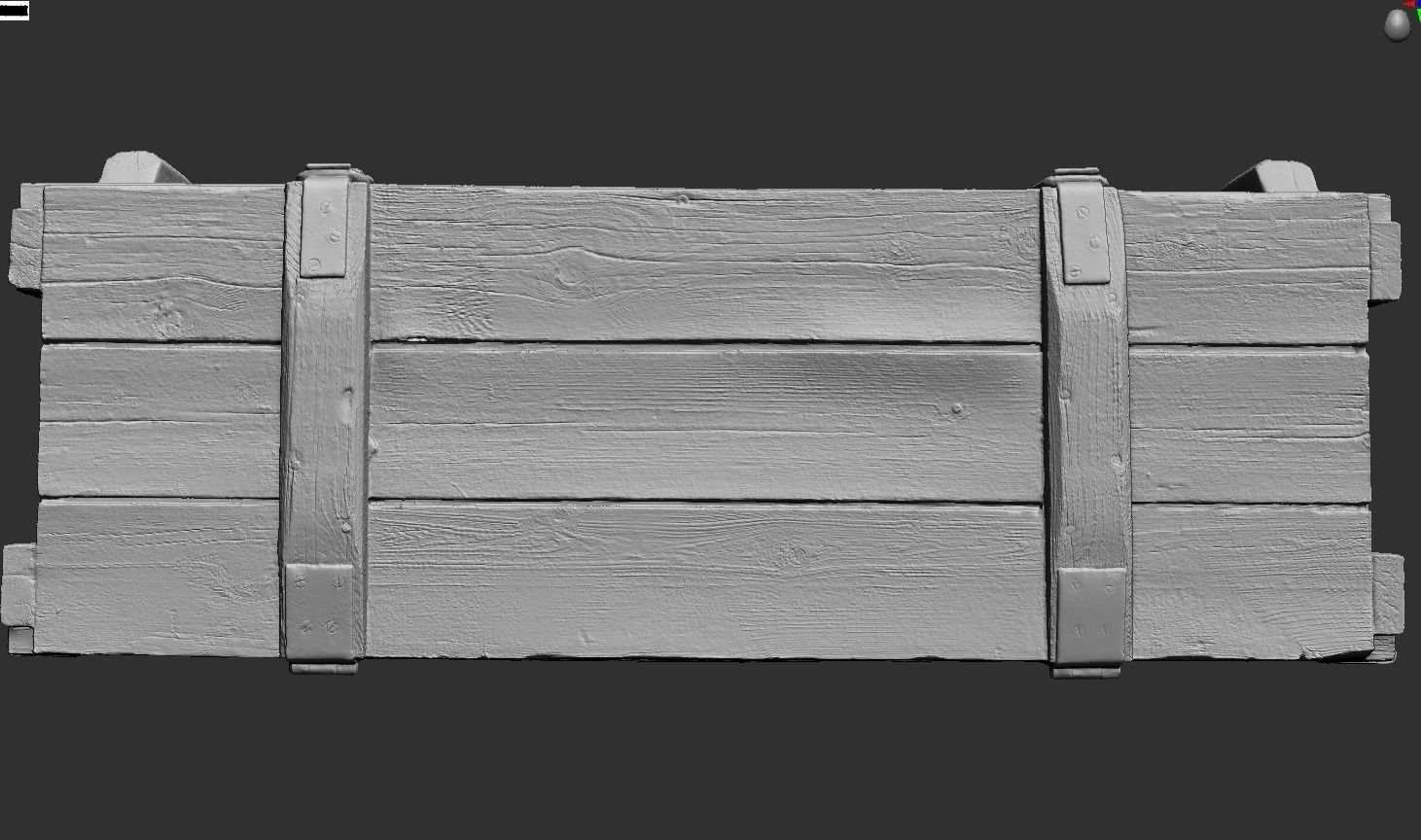 3D model Military wooden army box VR / AR / low-poly | CGTrader