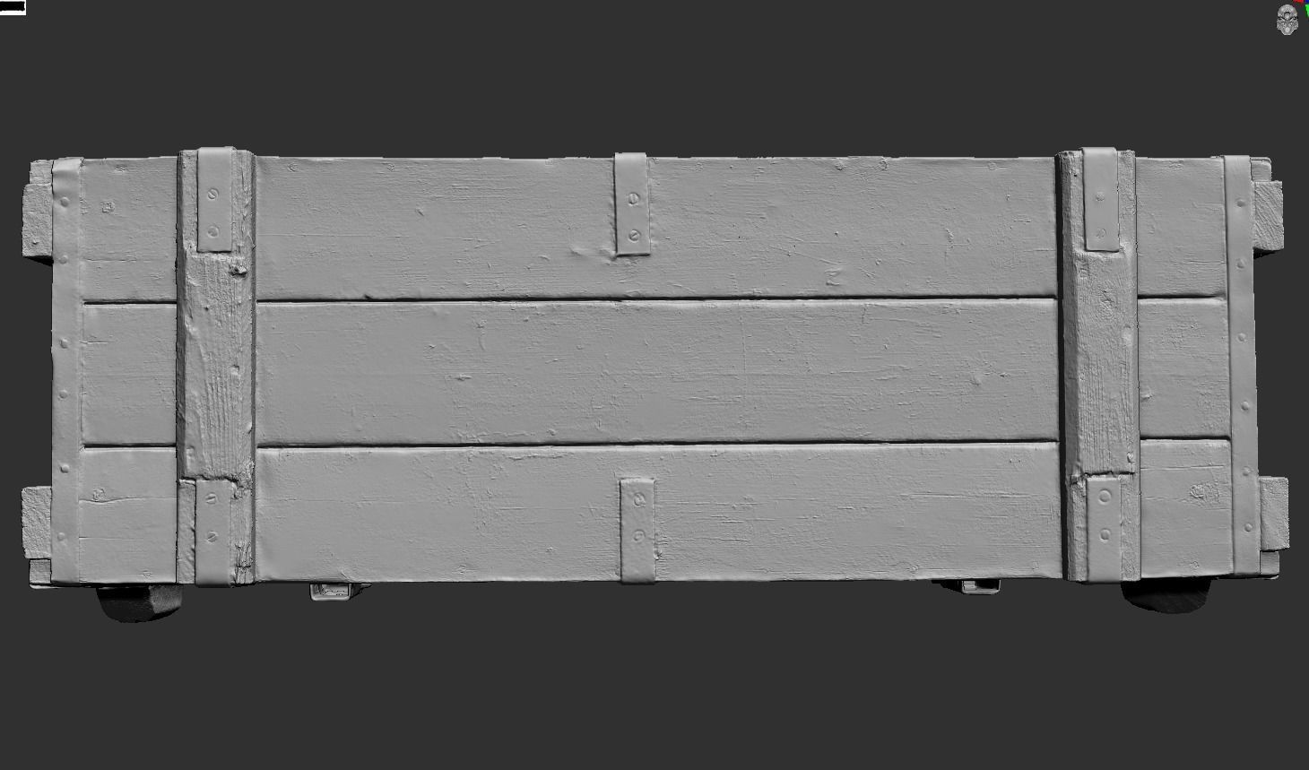 3D model Military wooden army box VR / AR / low-poly | CGTrader