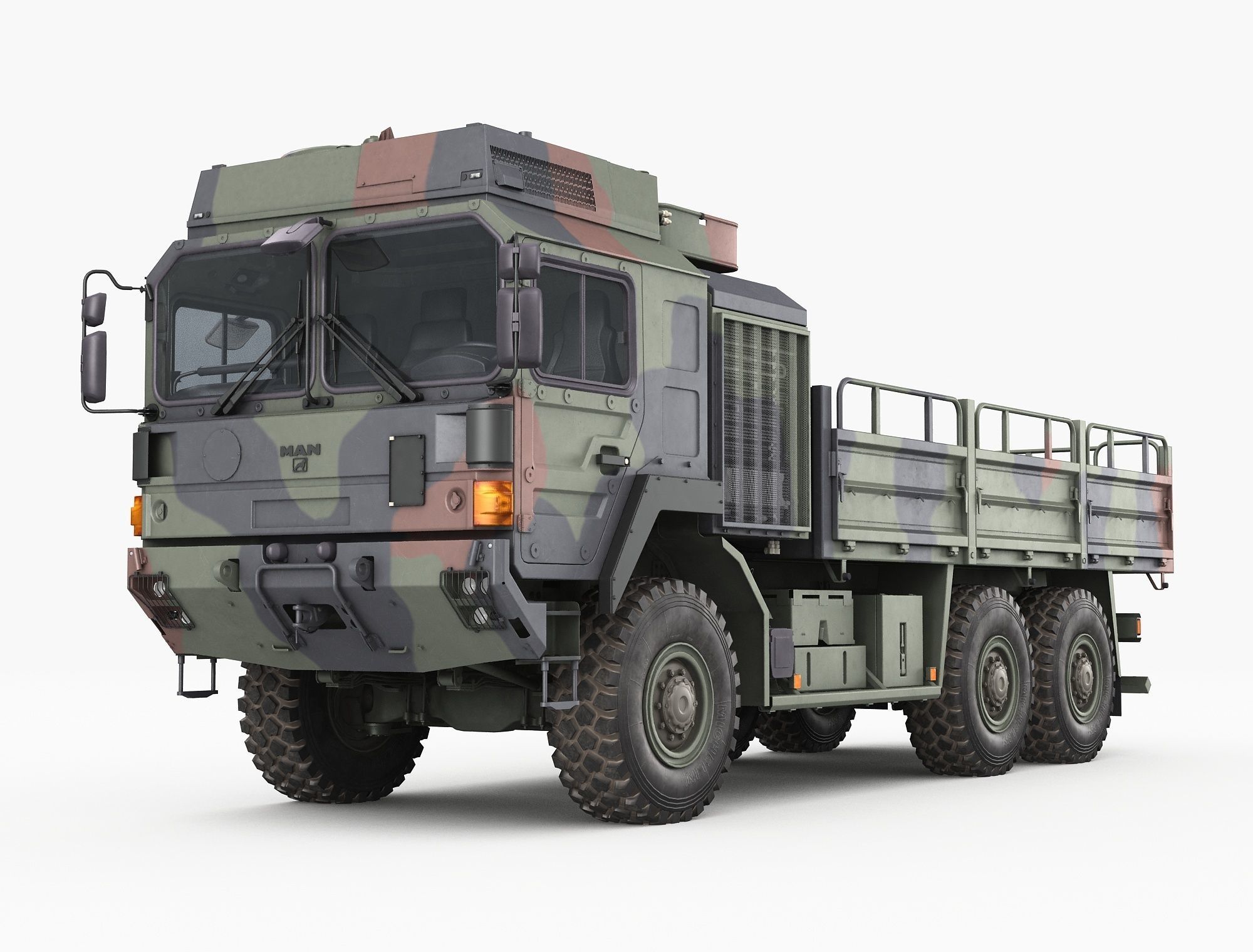 European military truck MAN HX61 3D model | CGTrader