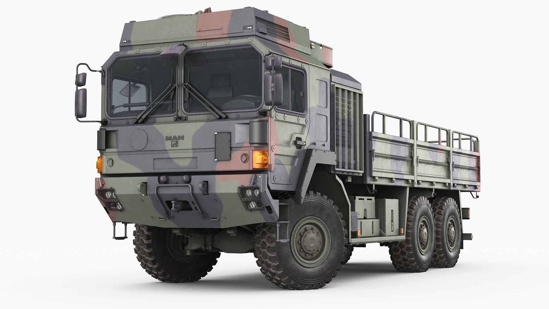 European military truck MAN HX61 3D model | CGTrader