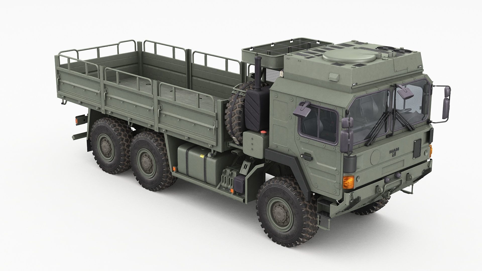 European military truck MAN HX61 3D model | CGTrader