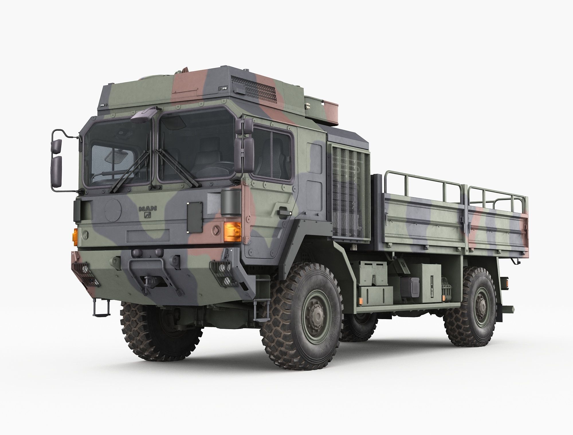 Military truck MAN HX60 3D model | CGTrader