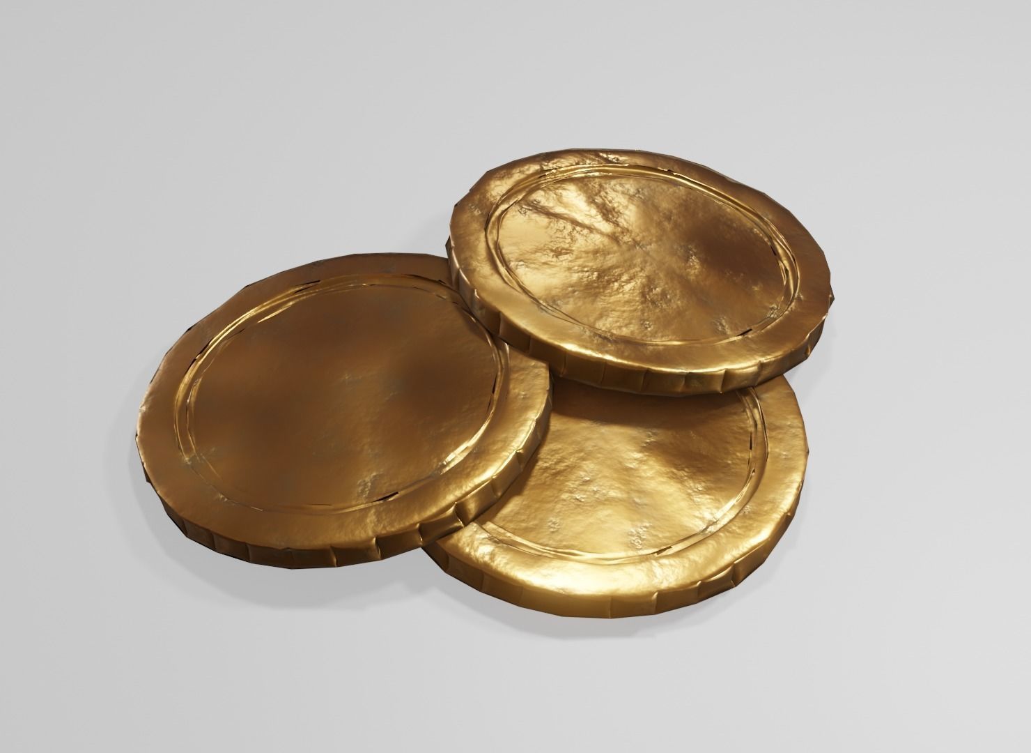 3D model Ancient - old broze coin 3d model VR / AR / low-poly | CGTrader